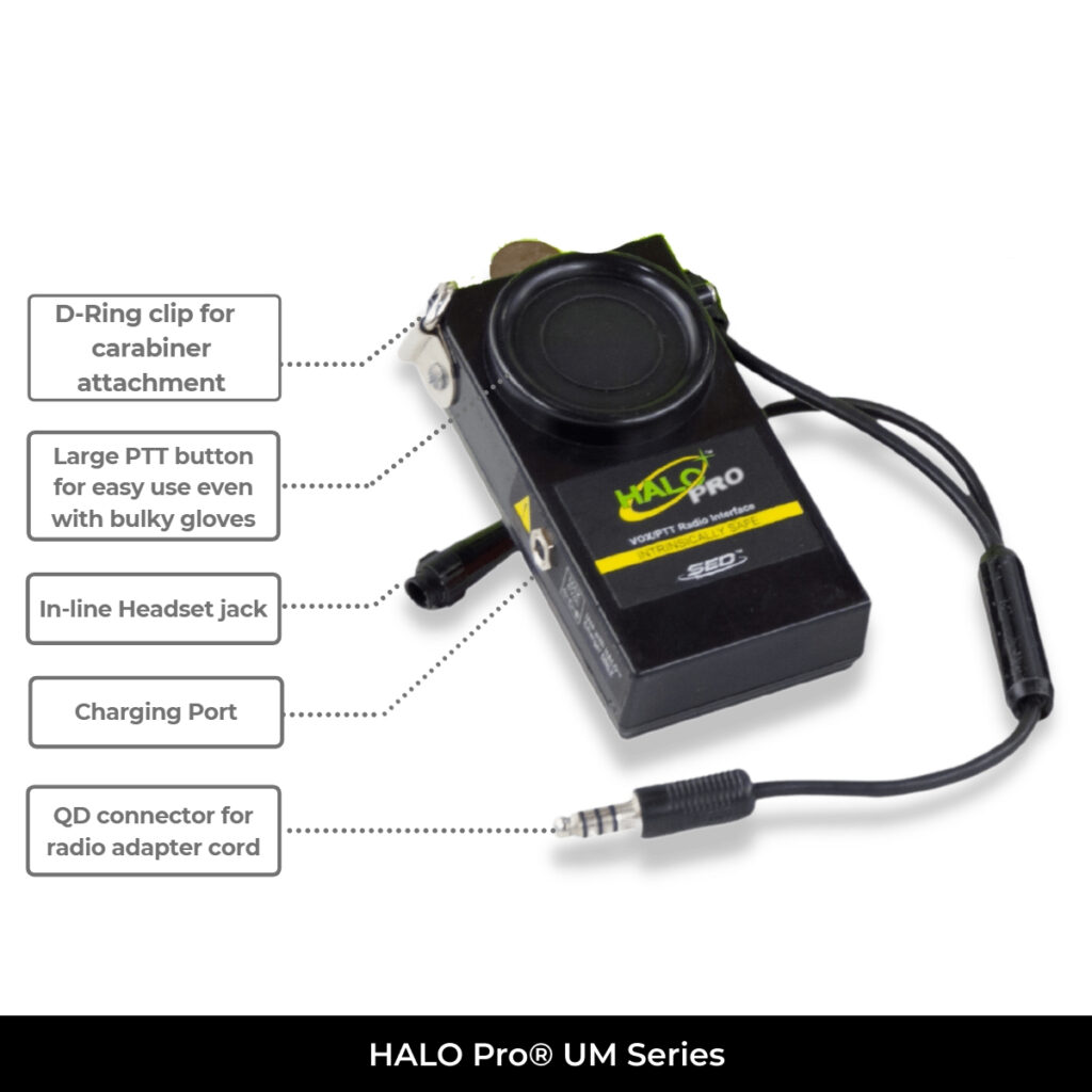 HALO Pro® - Intrinsically Safe Radio Accessory | VOX & PTT